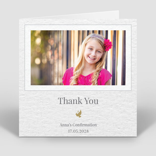Heartfelt Confirmation , Confirmation thank you card by Cedar Tree.