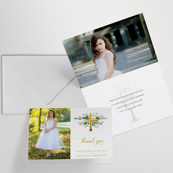 First Holy Communion Thank You Cards by Cedar Tree Ireland